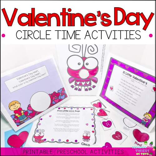 Valentine’s Day Circle Time Activities| Preschool Valentine’s Day ...