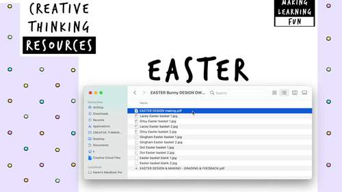EASTER | DESIGN YOUR OWN Egg Hunt Basket by Creative Thinking Resources