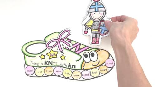 KN WR MB BIG BUNDLE phonics crafts Silent Letters activities and worksheets