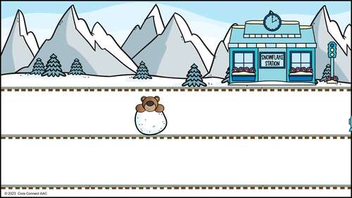 Snowflake Train Rescue | Interactive Slide Show | Early Intervention | PreK