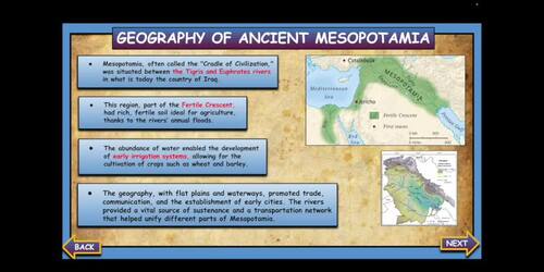 L6 Ancient Mesopotamia. Cradle Of Civilization: Lesson 06 Bundle: World ...