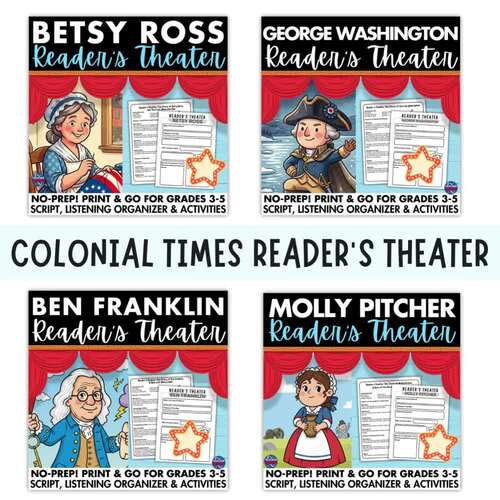 Colonial America & American History Activities | Readers Theaters ...