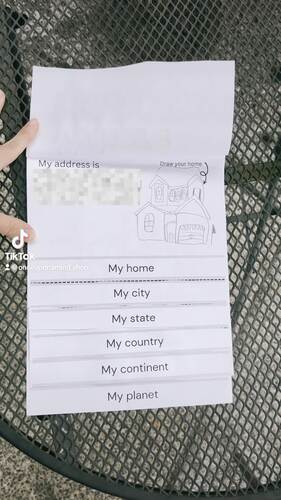 Where I Live flip-book, Me on the Map, Kindergarten Geography, Learning ...