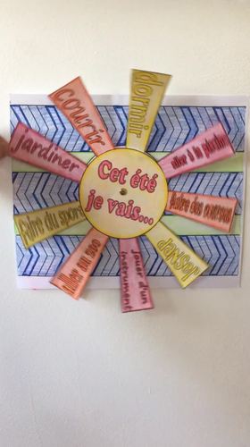 Summer Soleil Project - French End of Year Last Day of School Summer Break