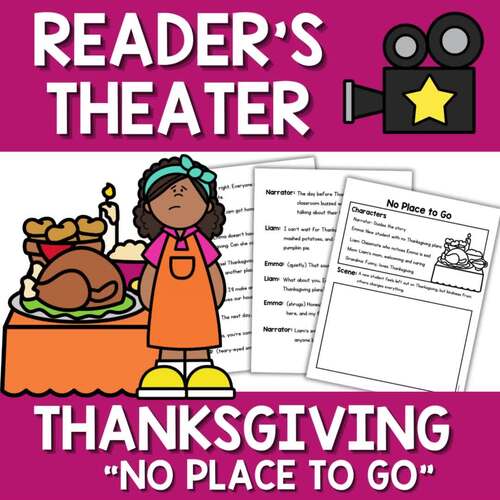 Thanksgiving Skit Readers Theater Activity | Fun No Prep November ...