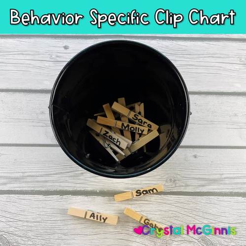 BEHAVIOR SPECIFIC CLIP CHART Helping Those Kids Who Forget Why They ...