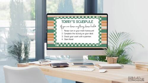 Modern Check Slides Templates | Distance Learning | for Google Slides