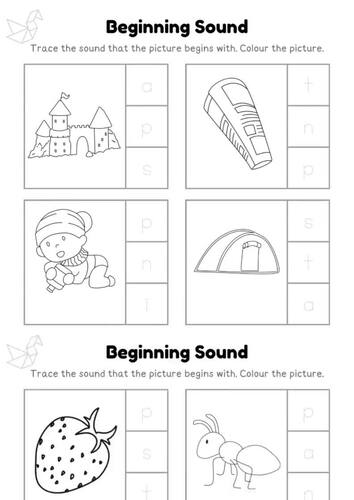Identifying the Beginning and Ending Sounds of Words | Set 1 by UptoSix ...