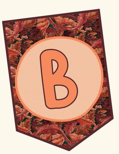 Autumn Back to School Banner Bunting Flags - FALL Bulletin Board ...