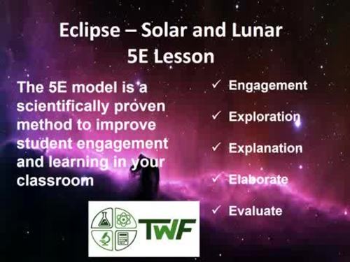 Eclipse - Solar and Lunar - Complete 5E Lesson Bundle by Teach With Fergy