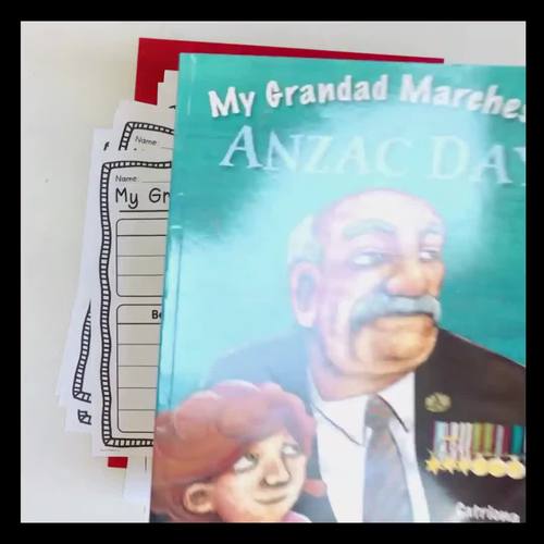 My Grandad Marches on Anzac Day Worksheets | Anzac Day Print and Go ...