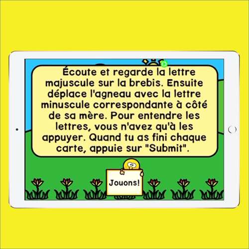 L'alphabet audio | Les majuscules et minuscules cartes Boom | Les agneaux