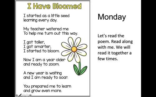 End of the Year Poem | Poem of the Week for Shared Reading by Hunt 4 ...