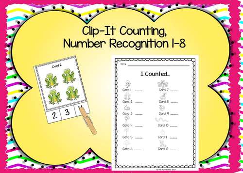 Spring Math Centers and Worksheets for Kindergarten or PreK | TPT