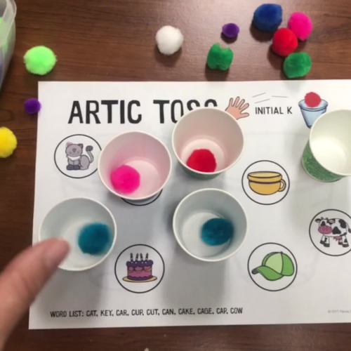 Speech Toss BUNDLE a speech therapy game by Panda Speech | TPT