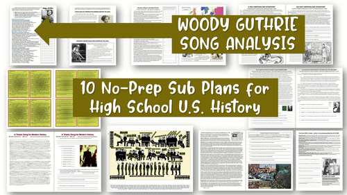 TEN NO PREP SUBPLANS for 11th GRADE US HISTORY (more learning, less ...