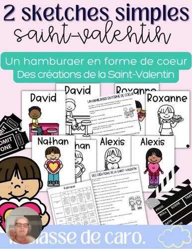 2 skits simples | Saint-Valentin | Sketches | French Valentine's Day ...