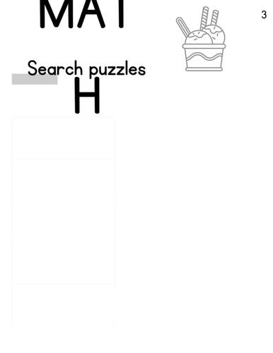 Math Search Puzzles — Addition & Subtraction within 20 | 20 Worksheets ...