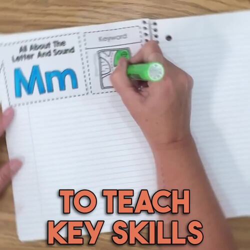 Interactive Notebooks BUNDLE: Math, Sight Words, CVC, Alphabet, Nursery ...