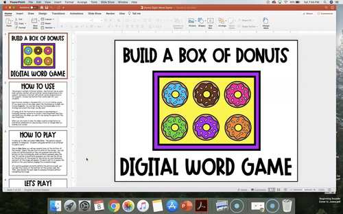 Editable Sight Word Games - Sight Word Practice (Donut Words) | TPT