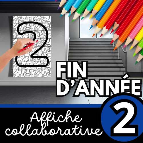 Affiche collective – Souvenirs de la 2e année | Activité de fin d’année
