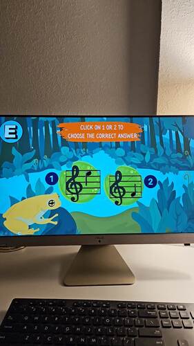 Froggy Hop Spring Treble Space Note Interactive Elementary Music ...