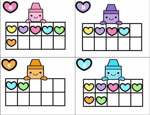 Valentines Count the Room 1-10/ Task Cards/ Sensory Bin Cards | TPT