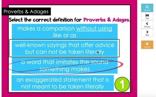 Proverbs and Adages Boom Cards | Digital Task Cards by Your Thrifty Co ...