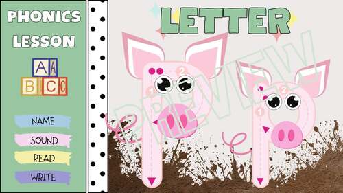 Phonics Letter 'P' 'p' - Complete Workshop Model PowerPoint Lesson