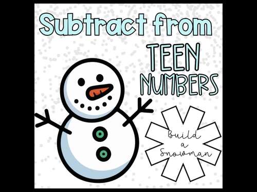 Subtracting from Teen Numbers Using a Ten | Boom Cards™ 1.OA.C.6 ...