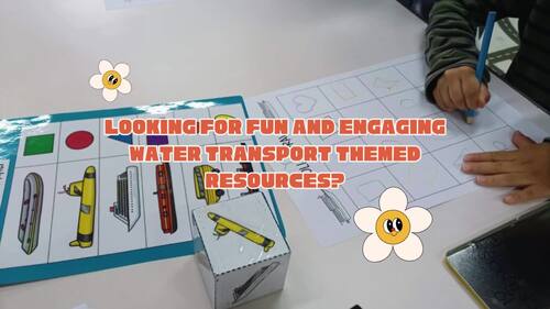 Water Transportation Math, Literacy, Science and Circle Time by Nomadic Bee