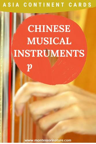 Chinese Musical Instruments Montessori 3 Part Cards Asia by Montessori ...
