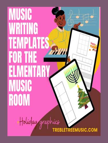 Music Writing Templates for the Elementary Music Room by Treble Tree Music