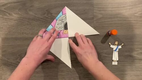 Empty Tomb 3D Craft Decoration, Sunday School Easter Bible Activity, He ...