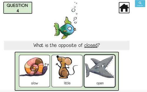 Four In a Row BOOM Cards™ Opposites | Antonyms | Identify the Opposite ...