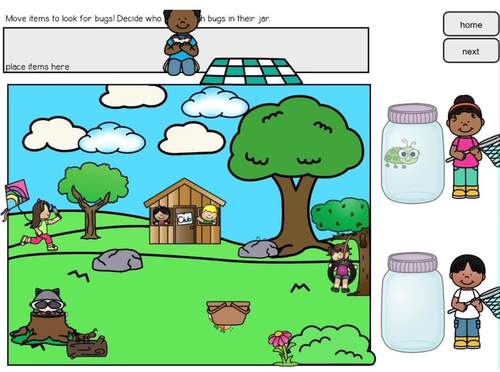 Spring Theme Early Language BOOM CARDS for Speech Therapy Distance Learning