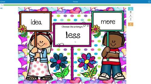 Spring Parts of Speech Grammar Vocab Bundle Second and Third Grade Boom ...