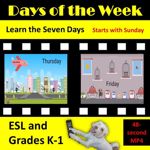 Distance Learning: Days of the Week | Video | Begins Sunday | TpT