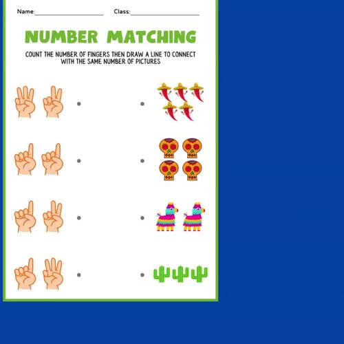 Hispanic Heritage Month Math Activities Kindergarten - Preschool Math ...