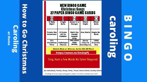 How To Go Bingo Christmas Caroling From The Comfort of A Favorite Chair