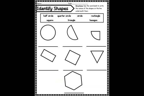 2D & 3D Shapes | First Grade | New GA Math Standards Aligned | TPT