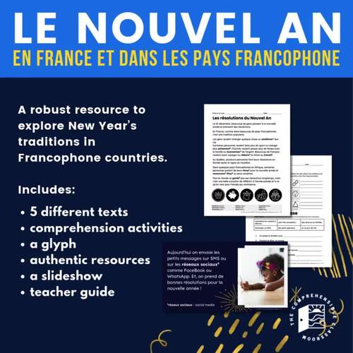 Le Nouvel An | A New Year's resource for French class | TPT