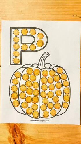 Dot Marker Coloring Sheets, Preschool Fall Printables, Preschool ...