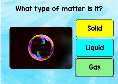States of Matter - Boom Cards by Boom Cards by Miss Rainbow Education