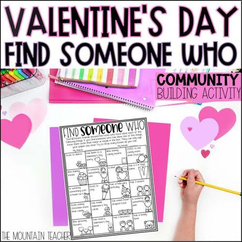 Find Someone Who... Fun Valentine's Day Game or Ice Breaker | TPT