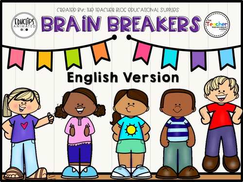 Brain Breaker for distance learning by The Teacher Blog Educational ...