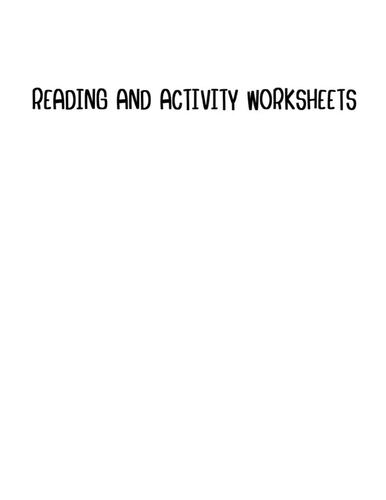 Earth Day Reading and Activity Worksheets | No-Prep Printables for ...