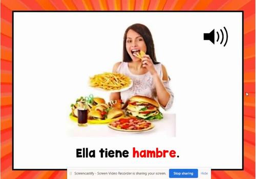 Tener, Expressions with Tener, Boom Cards, Digital Flashcards, Recognition