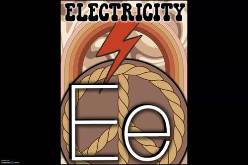 Western Coffee Shop Large ABC Posters by Julia's Colorful Classroom