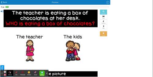 Valentine’s Day BOOM Cards | Sentence Comprehension | WH Questions